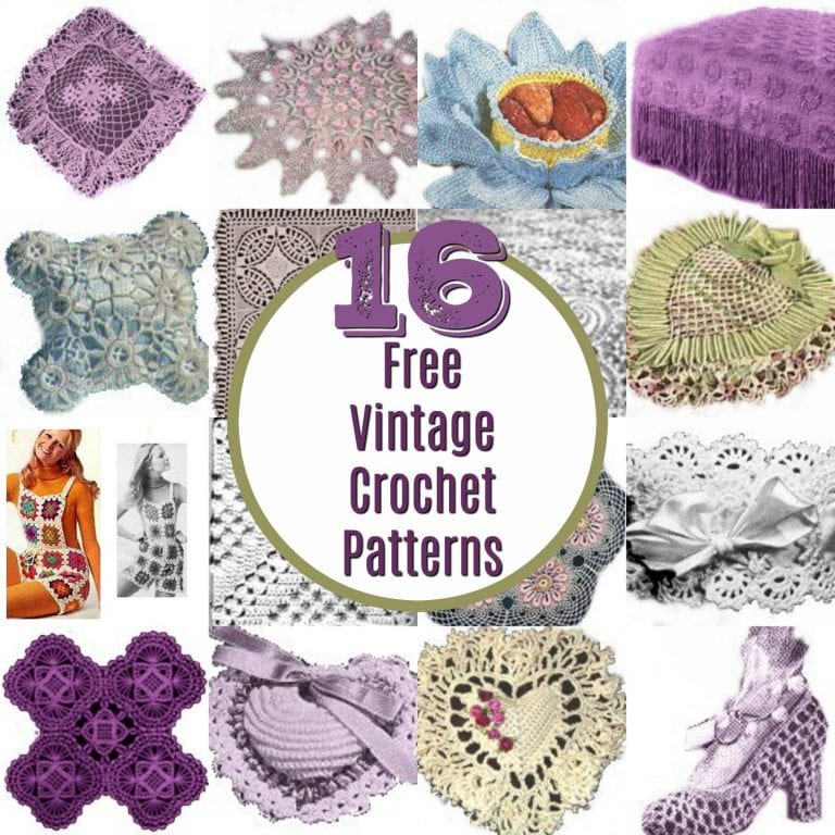 16 Free Vintage Crochet Patterns - Ottawa Mommy Club