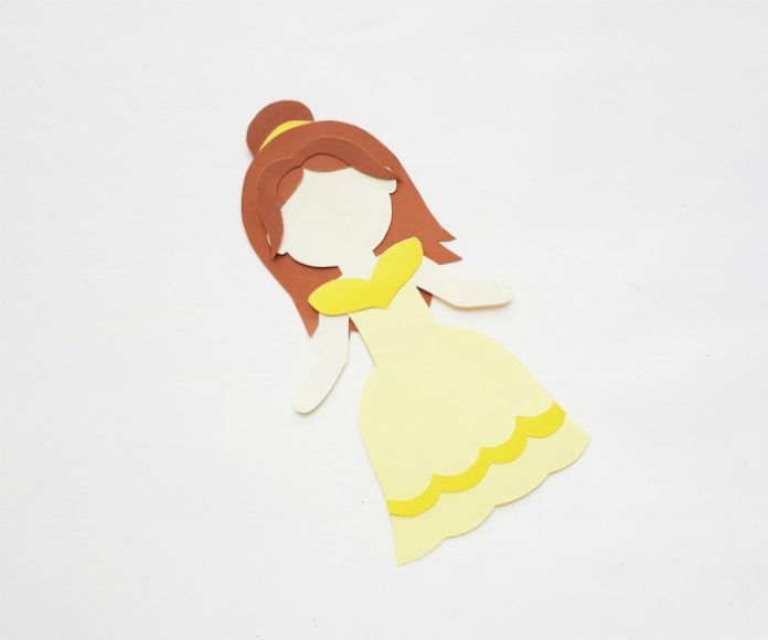 Princess Belle Paper Doll Craft - Ottawa Mommy Club