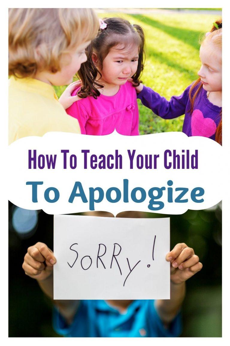 How To Teach Your Child To Apologize - Learn To Say Sorry - OMC