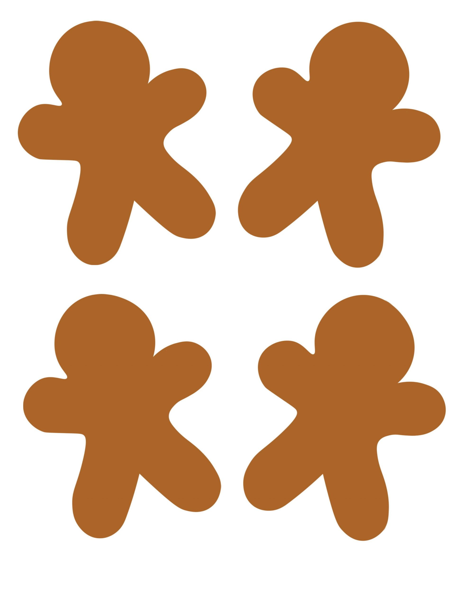 Gingerbread Man Craft With Free Printable | Ottawa Mommy Club