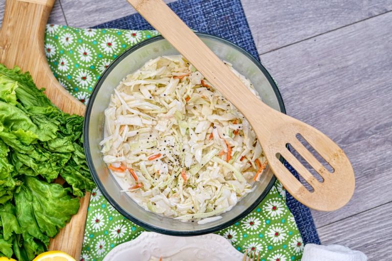 KFC Coleslaw Copycat: Easy Side Dish Recipe | OMC