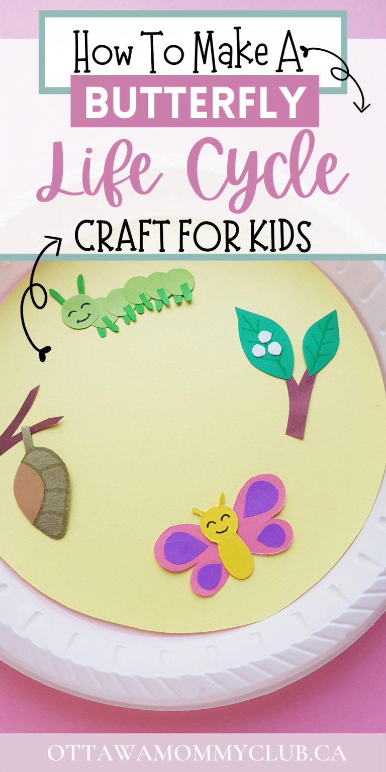 The Life Cycle of a Butterfly: Paper Plate Craft | Ottawa Mommy Club