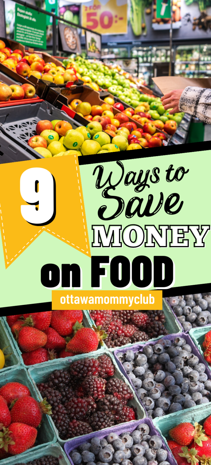 9 Ways To Save Money On Food | Ottawa Mommy Club